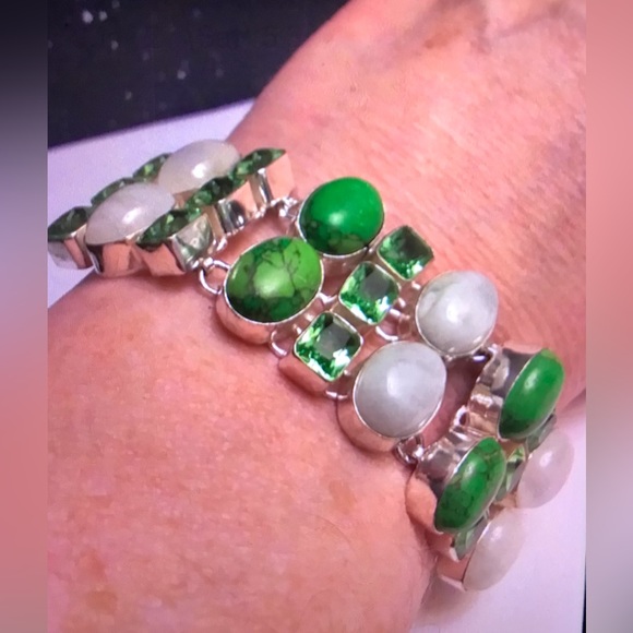 Stampd | Jewelry | Stunning 925 Sterling Silver Green Turquoise ...